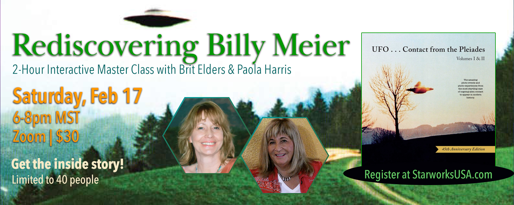 Rediscovering Billy Meier with Brit Elders & Paola Harris - StarworksUSA