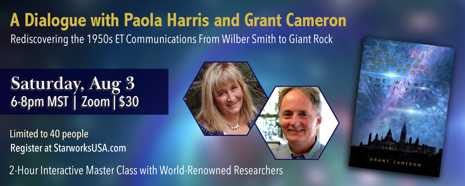 Master Class: A Dialogue with Paola Harris and Grant Cameron - StarworksUSA